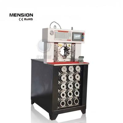 China Hydraulic Hose Press Machine 980T Crimping Force 14-127mm Range 27 Die Sets for sale