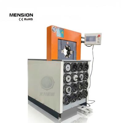 China 380T Hydraulic Hose Crimping Machine 31.5Mpa 14 Die Sets MS-P150 Hose Crimper for sale
