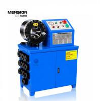 China MS-51CGS Hydraulic Hose Crimping Machine with 500T Crimping Force, 14-87mm Range and 10 Die Sets for sale