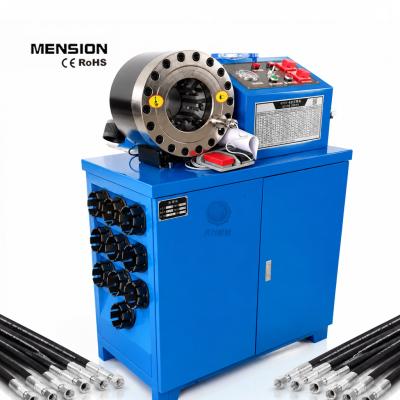 China MS-51CGS Hydraulic Hose Crimping Machine with 500T Crimping Force, 14-87mm Range and 10 Die Sets for sale