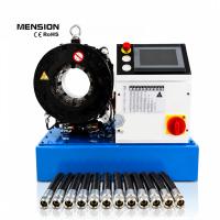 China SP32NC Industrial Hydraulic Hose Crimping Machine with 500T Crimping Force, 10 Die Sets for 1/4 - 2.0 Inch Hoses for sale
