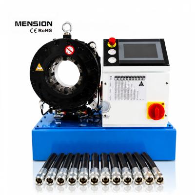 China SP32NC Industrial Hydraulic Hose Crimping Machine with 500T Crimping Force, 10 Die Sets for 1/4 - 2.0 Inch Hoses for sale