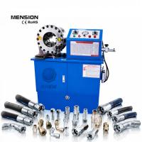 China MS-51CGS Hydraulic Hose Crimping Machine with 500T Crimping Force, 14-87mm Range and 10 Die Sets for sale