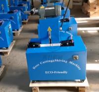China Movable Wheel Hydraulic Hose Cutting Machine with 2700rpm Speed and Integrated Rubber Stripping for sale