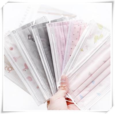 China Anti Dust Kids	Earloop Face Mask Disposable Earloop Mask Adjustable Nose Piece for sale