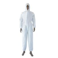 China White Color Waterproof Disposable Coveralls Disposable Body Suit Work Protection for sale