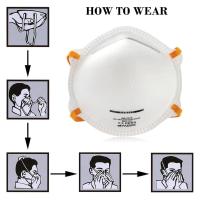 China Breathable FFP3 Dust Mask Respirator Face Mask Customized Logo For Public Place for sale