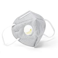 China Non Woven Medical Respirator Mask Folding Antibacterial With Breathable Valve Ear Loop for sale