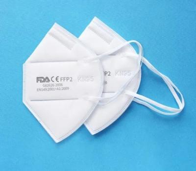 China Ffp2 Standard Anti Pollution Face Mask Kn95 Dust Mask Non Woven Fabric for sale