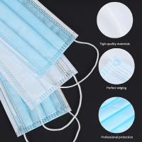 China Non Woven Disposable Face Mask Dust Protection Hygienic Face Mask CE FDA for sale