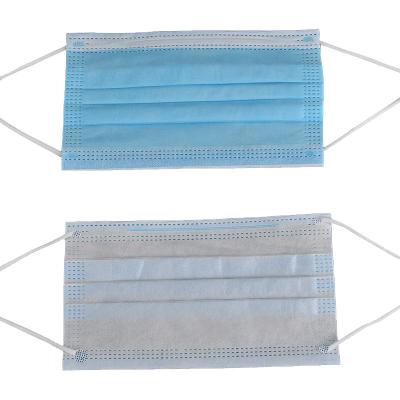 China Dental Procedure Disposable 3 Ply Face Mask Moisture Proof Non Irritating for sale