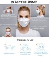 China Kn95 Respirator Safety Mask Melt Blown Filter Personal Care Safety Breathing Mask for sale