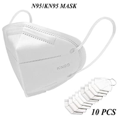 China 5 Ply Non Woven Disposable Mask KN95 N95 PM2.5 High Filtration Dust Proof for sale