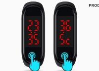 China Electronic Thermometer Wristband , Time Display Temperature Control Wristband for sale