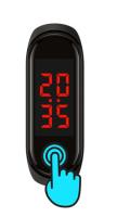 China Body Temperature Thermometer Wristband , Antiviral Thermometer Bracelet for sale