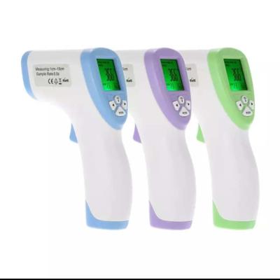 China High Safety Digital Forehead Thermometer With Tri Color Back Light for sale