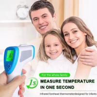 China Battery Operated Digital Forehead Thermometer 1 -5cm Measured Distance for sale