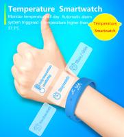 China IP67 Smart Body Temperature Bracelet Heart Rate Monitoring Fuction for sale