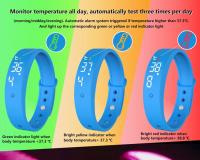 China Heathy Body Temperature Wristband / Bracelet Control Body Temperature for sale