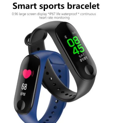 China Time Display Heart Rate 0.96 Inch Temperature Measuring Bracelet for sale
