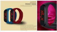 China Swimming Real Time 0.96 Inches Temperature Measuring Bracelet for sale