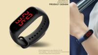 China Intelligent Heart Rate Monitor GPS Temperature Measuring Bracelet for sale