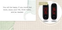 China Blood Oxygen TFT Display 0.1℃ Temperature Measuring Bracelet for sale