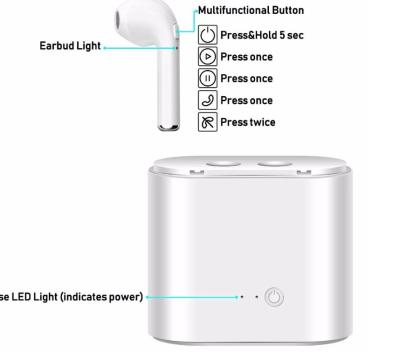 China Long Time Battery Life Auto Connection TWS Bluetooth Earpods for sale
