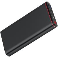 China Black Alloy Case Lithium 20000mAh Portable Power Supply for sale