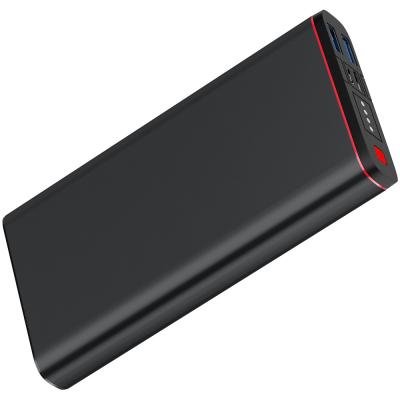 China Black Alloy Case Lithium 20000mAh Portable Power Supply for sale