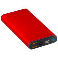 China Digital Display 20000mAh Portable Power Supply with red alloy case for sale