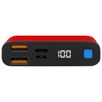 China Digital Display 20000mAh Portable Power Supply with red alloy case for sale