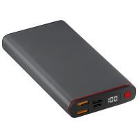 China Digital Display 20000mAh Portable Power Supply with red alloy case for sale