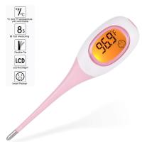 China ABS 8 Seconds Flexible Steel Tip Digital Fever Thermometer for sale