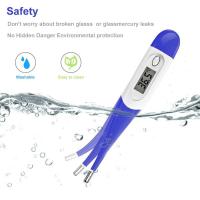 China LCD Display Flexible Tip Digital Fever Thermometer 1.5v Batterys for sale