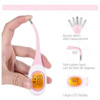China ABS 8 Seconds Flexible Steel Tip Digital Fever Thermometer for sale
