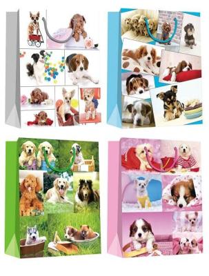 China Animal Patterns Printed Design Gift Paper Bags for children top quality for sale