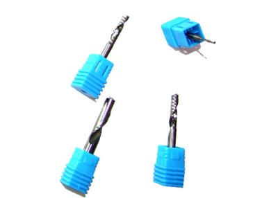 China High Speed Single Flute End Mill / Wood Cutting Solid Carbide End Mill Cutter for sale