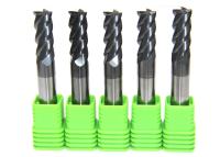 China Nano Coating Carbide End Mill Cutter For Nickel Titanuim Alloy Cast Iron for sale