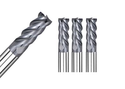 China HRC68° High Speed High Hardness Flat Carbide End Mill Cutter 4 Flute Long Service Life for sale