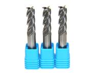 China No Coating Aluminum End Mills / Precious Solid Carbide CNC End Mill Bits for sale