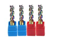 China Three Flutes Coating Aluminum End Mills / Tungsten Carbide End Mill Cutter for sale