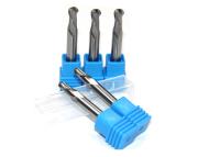 China HRC50° High Efficient Aluminum Ball Nose Drill Bit Three Flute Ball Nose End Mill for sale