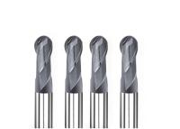 China Ball Nose End Mill Tungsten Carbide High Speed High Hardness for sale