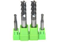 China Tungsten Carbide  Ball Nose End Mill For Hardened Steel Nano Coated Surface for sale