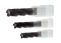 China Solid Carbide High Speed Steel Milling Cutters 4 Flutes Corner Radius End Mill for sale