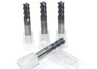 China Milling Machine Square End Mill / Multi Flute Steel Cutting End Mills for sale