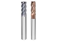 China 4 Flutes Square End Mill / Variable Spiral Solid Carbide End Mill Cutter for sale