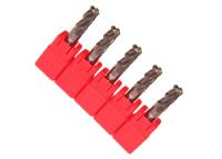 China 4 Flute Solid Carbide Milling Cutters General Processing Black Colored for sale