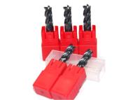 China 4 Flute Solid Carbide Milling Cutters General Processing Black Colored for sale